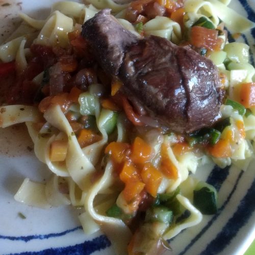 Varkenswangen op italiaanse wijze – Herenkeuken